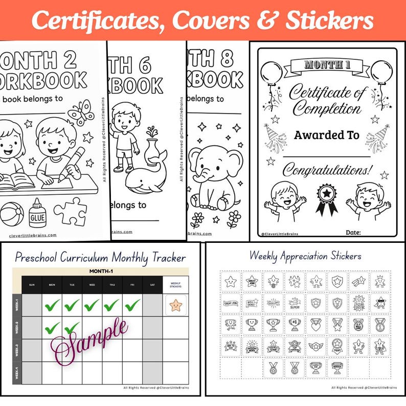 Preschool Curriculum Mega Bundle: Full Year (day-by-day) Learning Plan ...