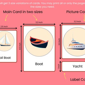 Water Transport Flashcards for Kids | Water Transport Vehicles Names ...