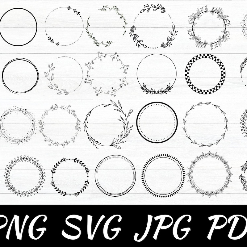 Circle Patterns Svg - Etsy