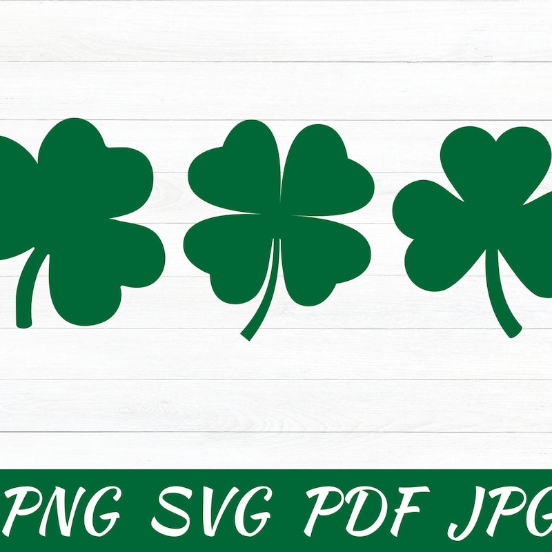 Four Leaf Clovers Svg - Etsy