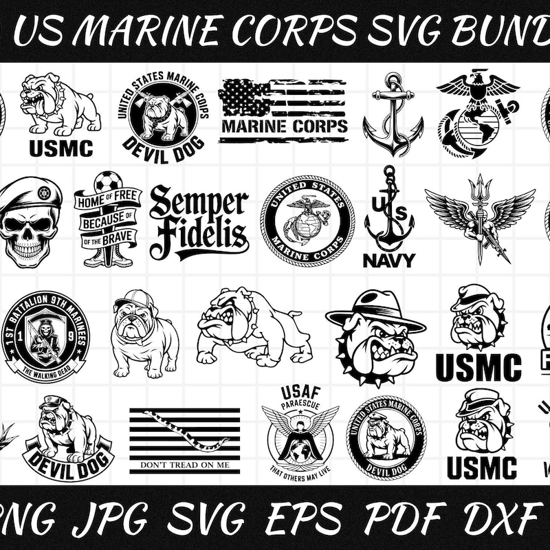 Military Decal Marine Corps - Etsy UK