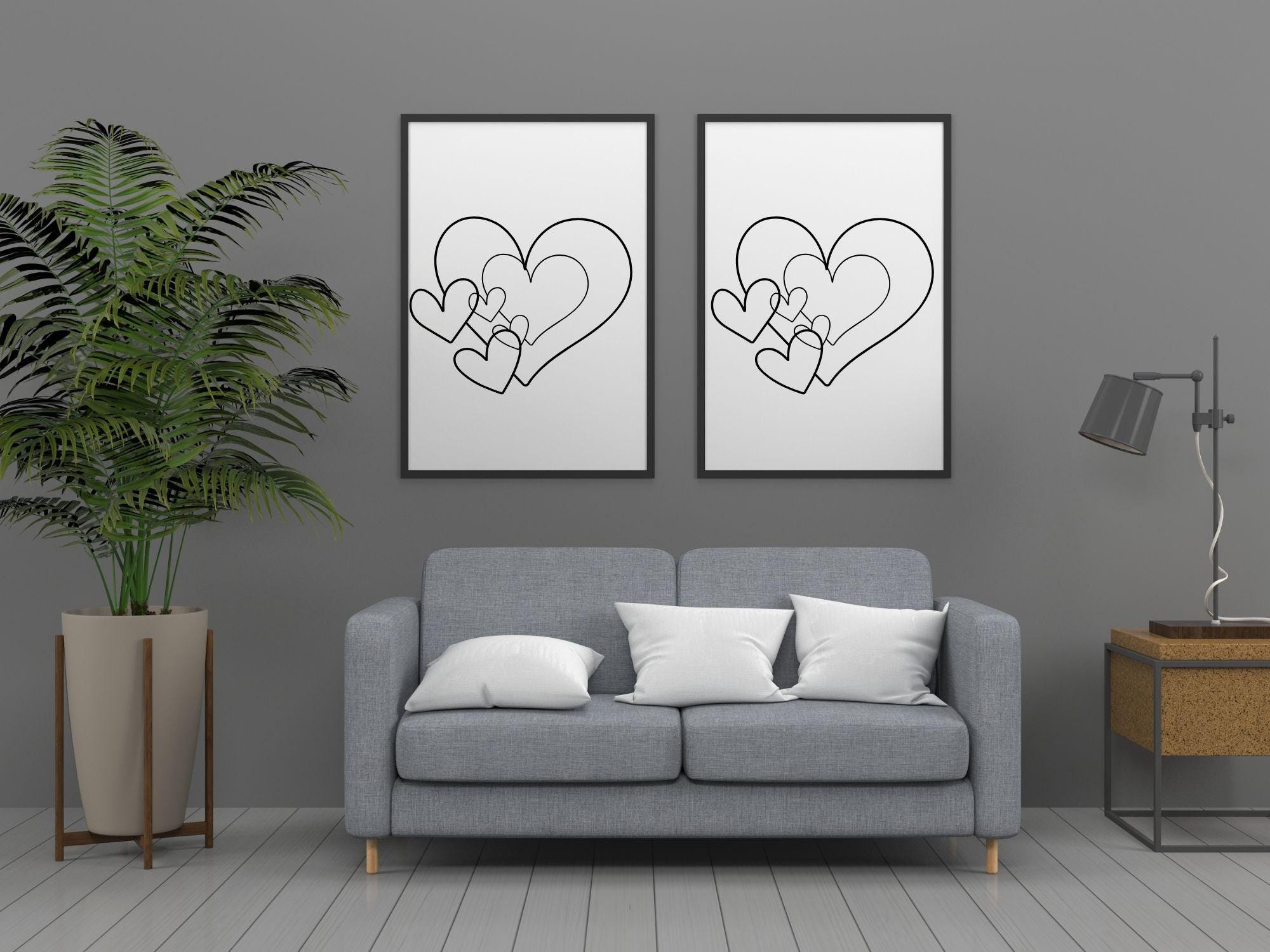 Hand Drawn Heart SVG Bundle: Doodle & Sketch Designs (cricut, PNG) - Etsy