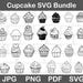 Cupcake SVG Bundle: Cake Cut File, Sweets Clipart (instant Download) - Etsy