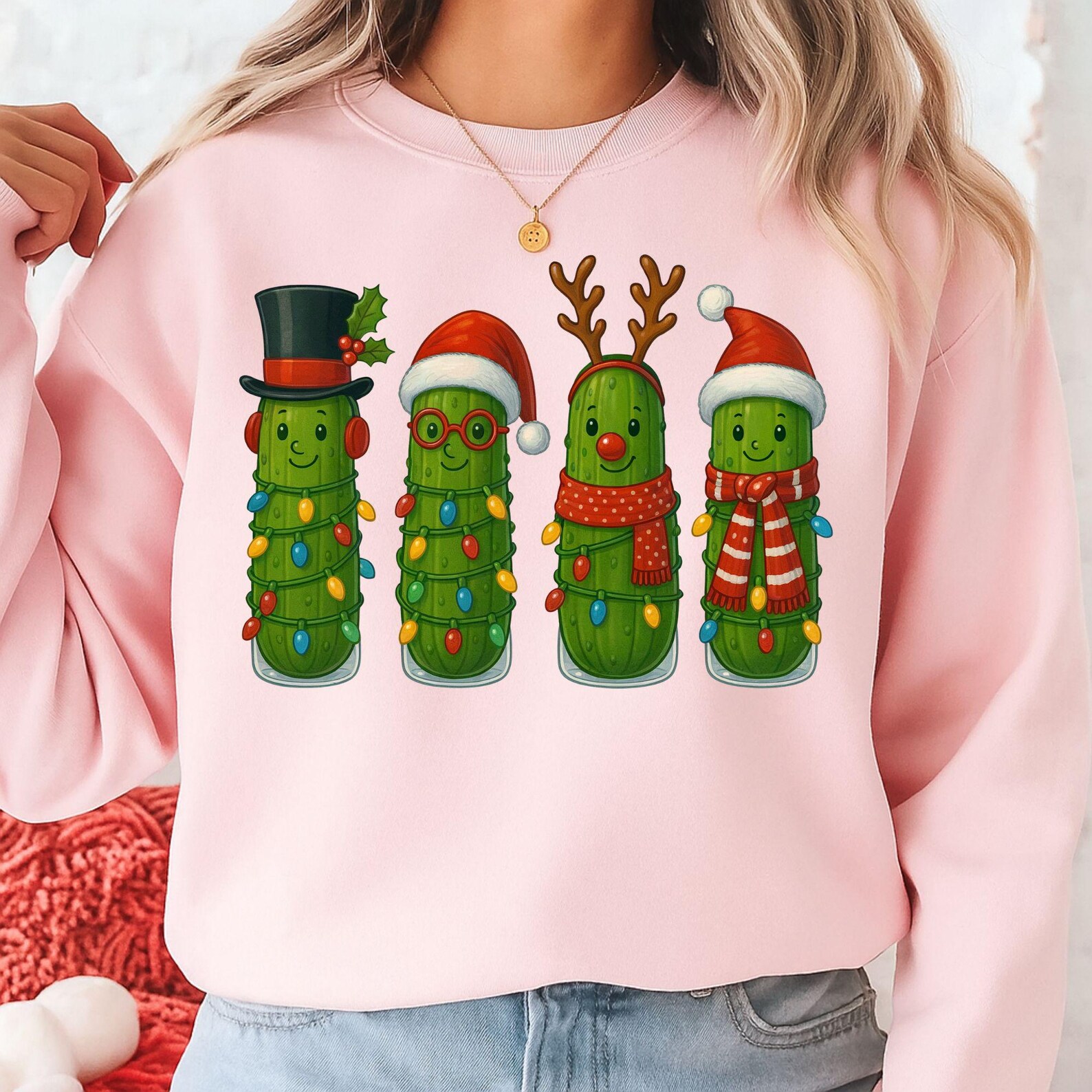 Funny Christmas Pickle Clipart – Holiday Cucumber PNG (digital Download ...