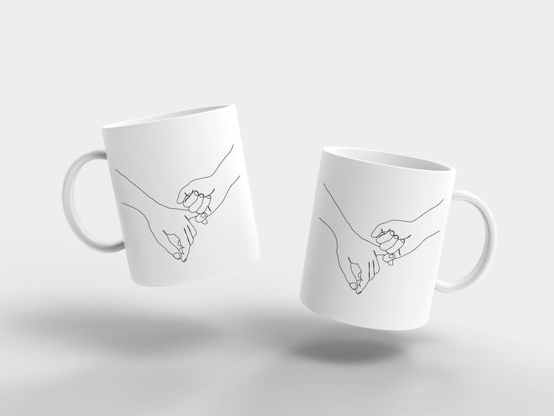 Paquete de svg de manos tomadas, archivo de corte de mano tomada ...