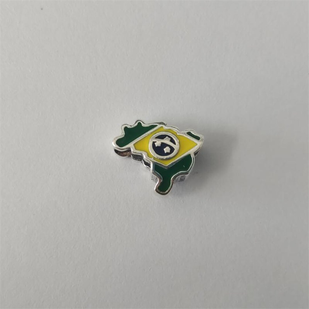 Rare Retired Pandora Brazil/brasil Charm - Etsy