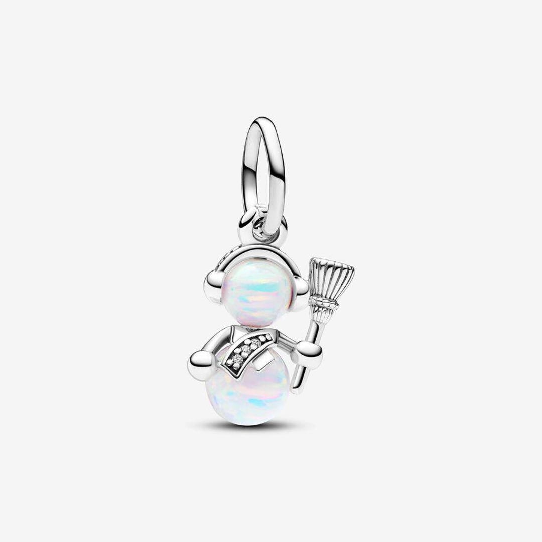 Pandora Opalescent Snowman Dangle Charm - Etsy