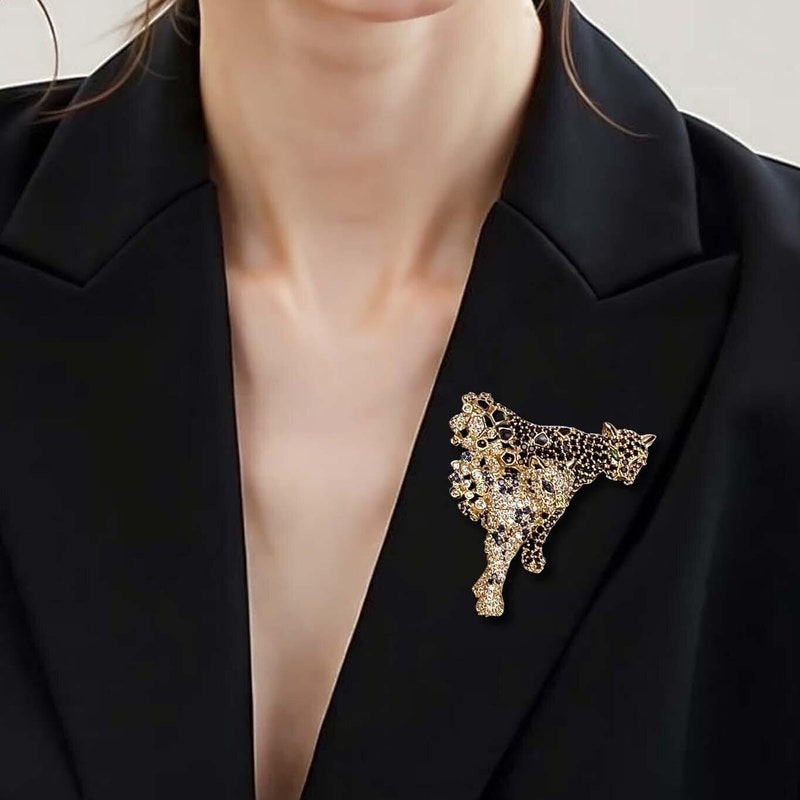 Leopard Brooch Pin - Etsy