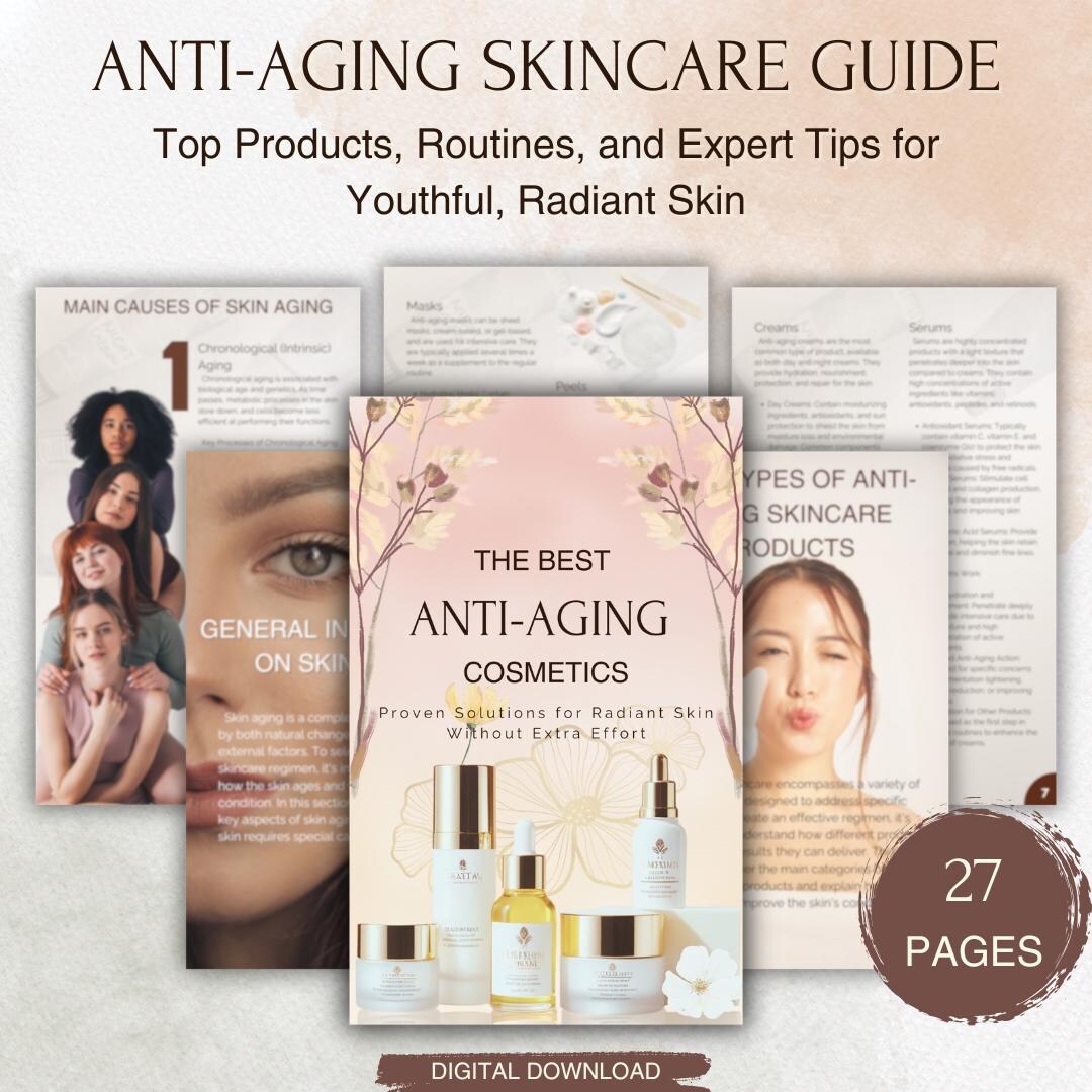 The Best Anti-aging Cosmetics Guide – Skincare for Women, Anti-aging ...
