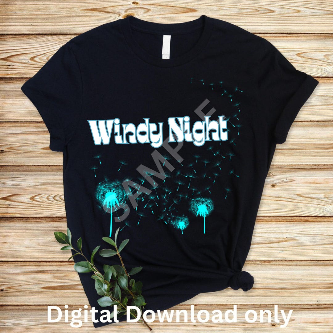 Neon Blue Dandelion Digital Art for Serene Evening Vibes - Printable ...