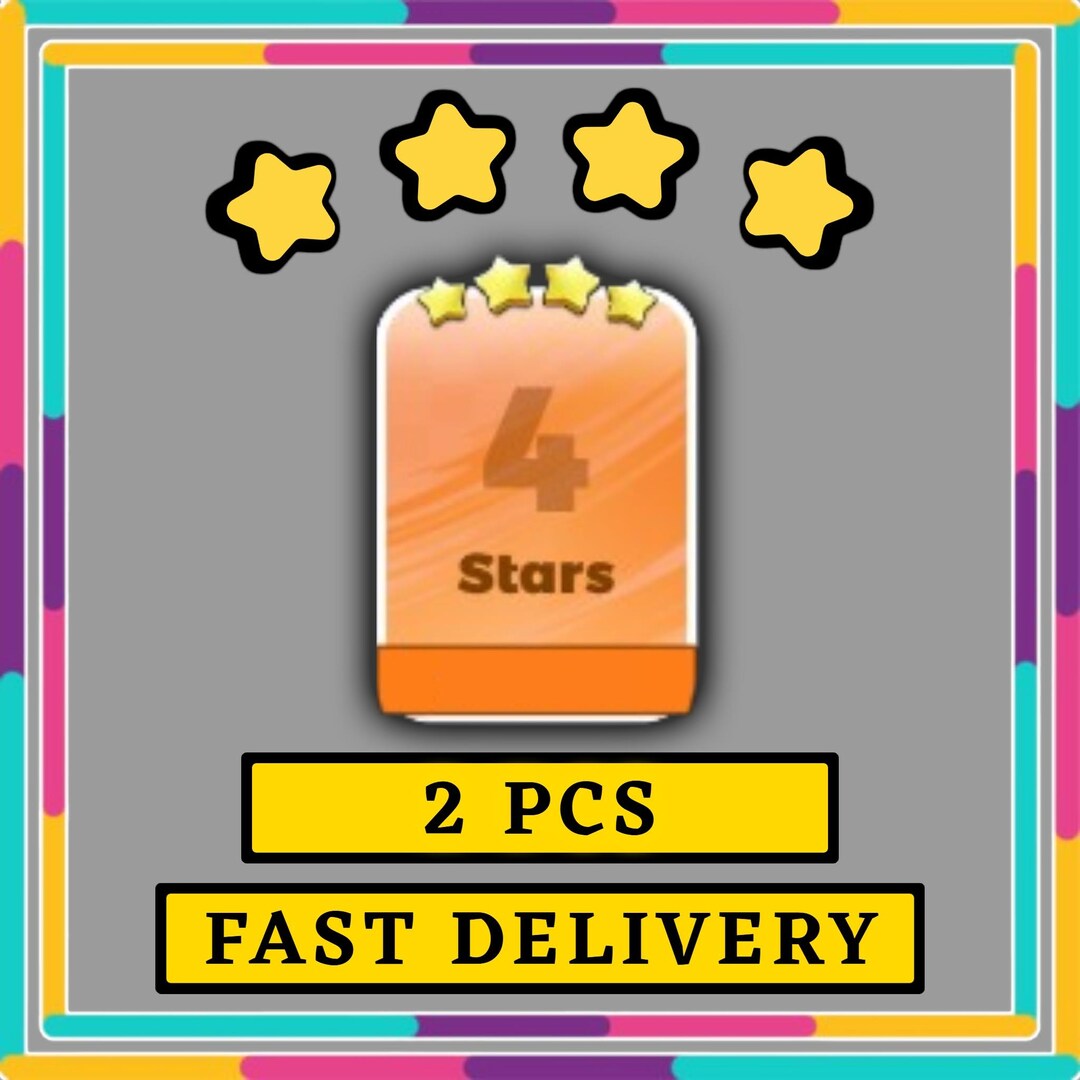 Monopolygo 4-star Stickers Posh Pets Album - 2pcs/order - Etsy