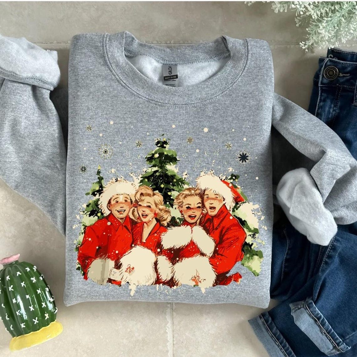 Christmas White Movie 1954 Sweathirt, Christmas Movie Shirt, Christmas ...