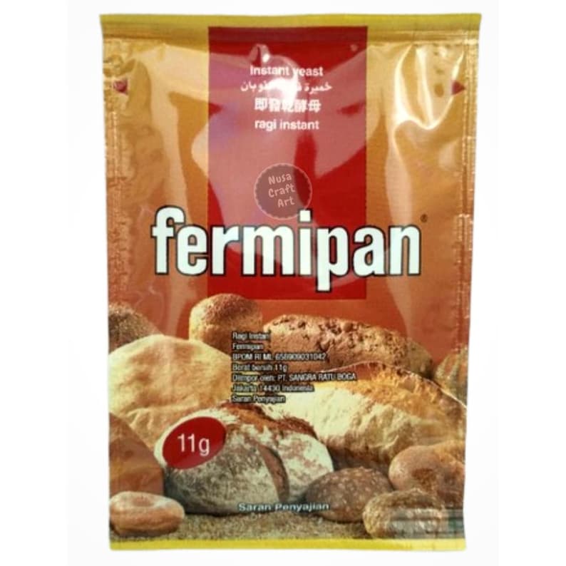 Fermipan Red Instant Dried Yeast for Fresh Baking Bakery Bread Bakers ...