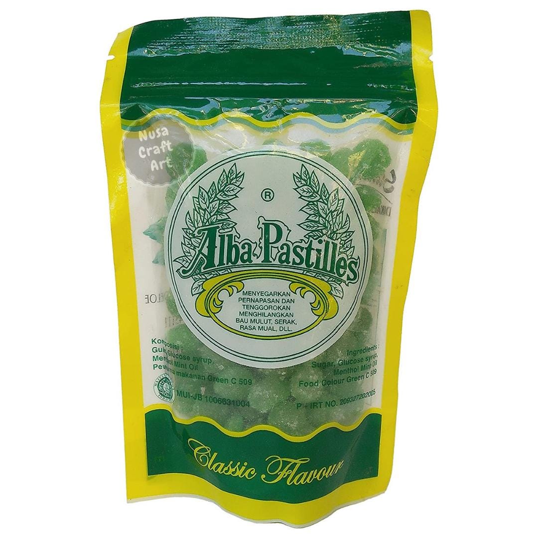 Alba Pastilles Mint Menthol Candy Classic Vintage Flavour 100gr - Etsy