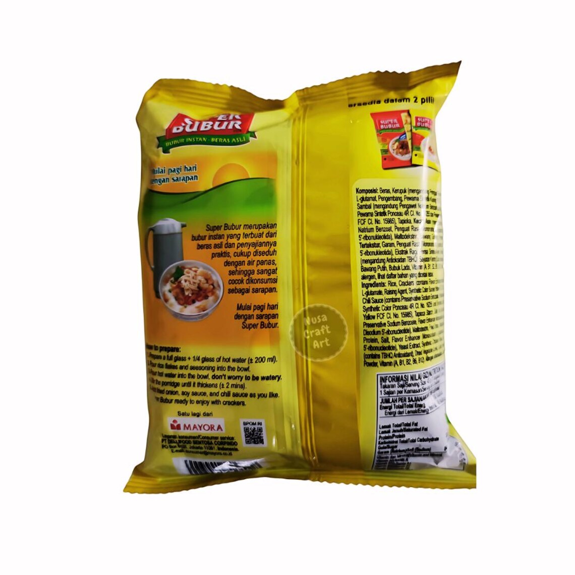Super Bubur Instant Porridge Rasa Ayam Chicken Flavor 45 Gram - Etsy