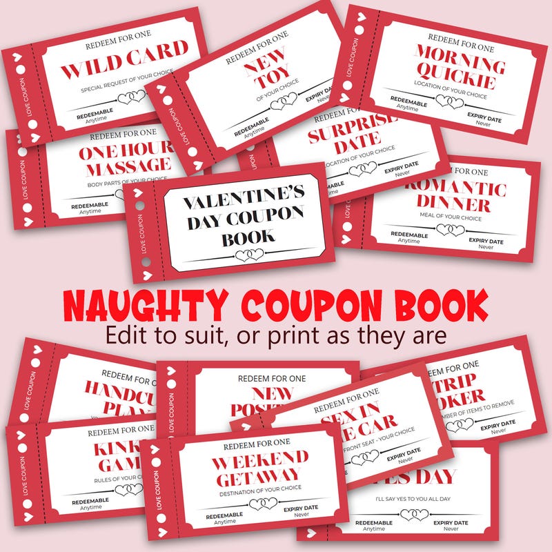 Sexy Coupons Printable Etsy