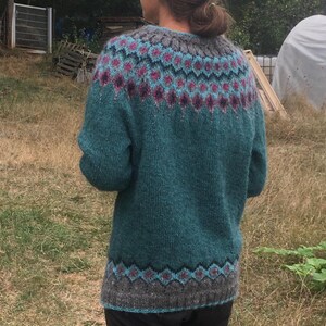 Handmade Knitted Icelandic Wool Jumper - Etsy