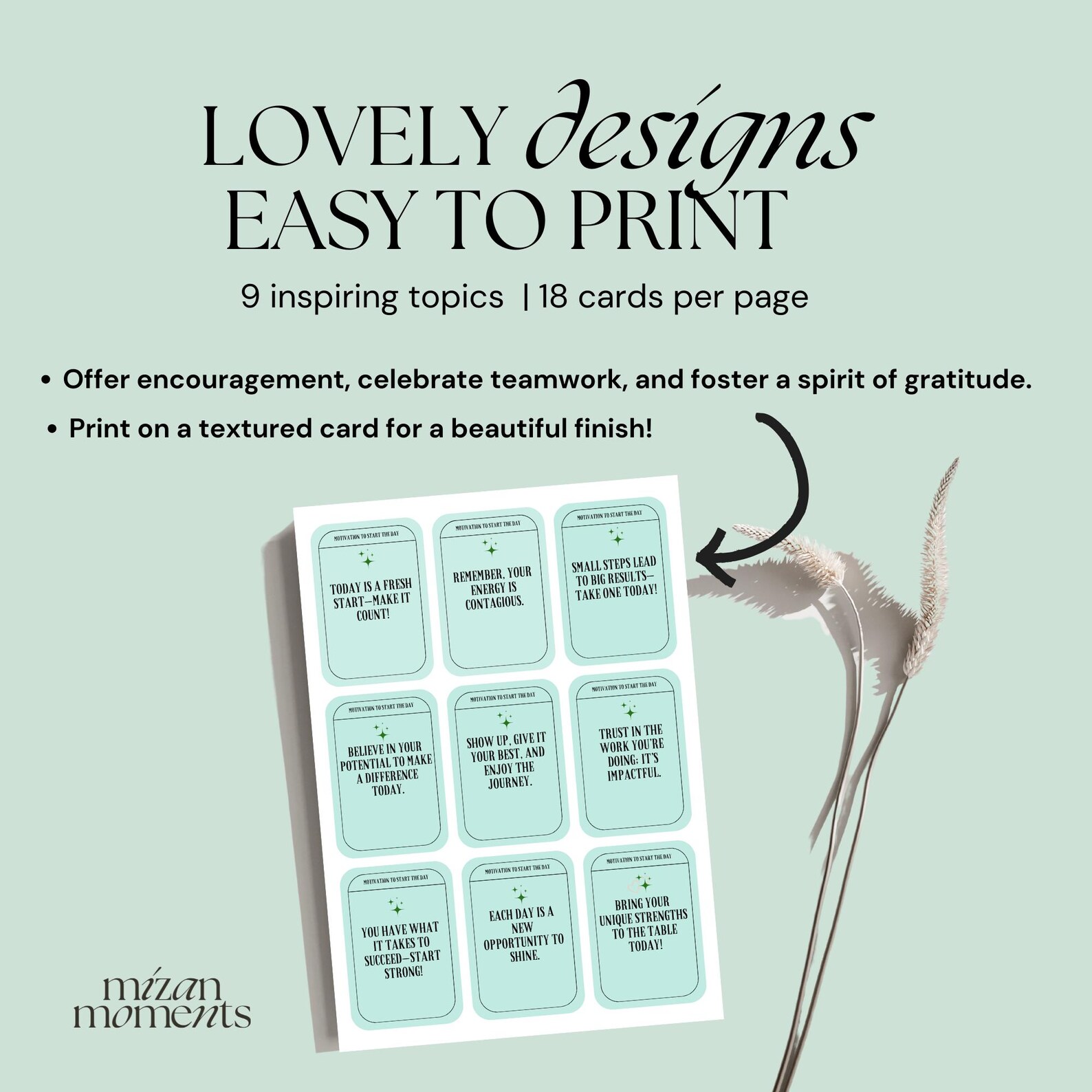 Gratitude Cards for Work, Encouragement Cards for Employees, Coworkers ...