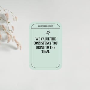 Gratitude Cards for Work, Encouragement Cards for Employees, Coworkers ...