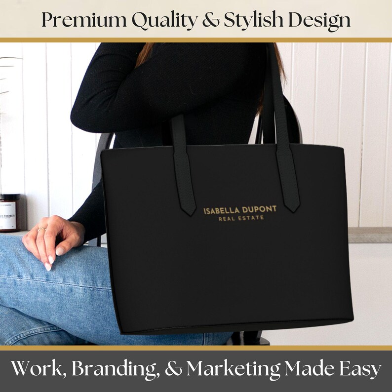 Custom Conference Bag Tradeshow Giveaway Real Estate Welcome Kit ...