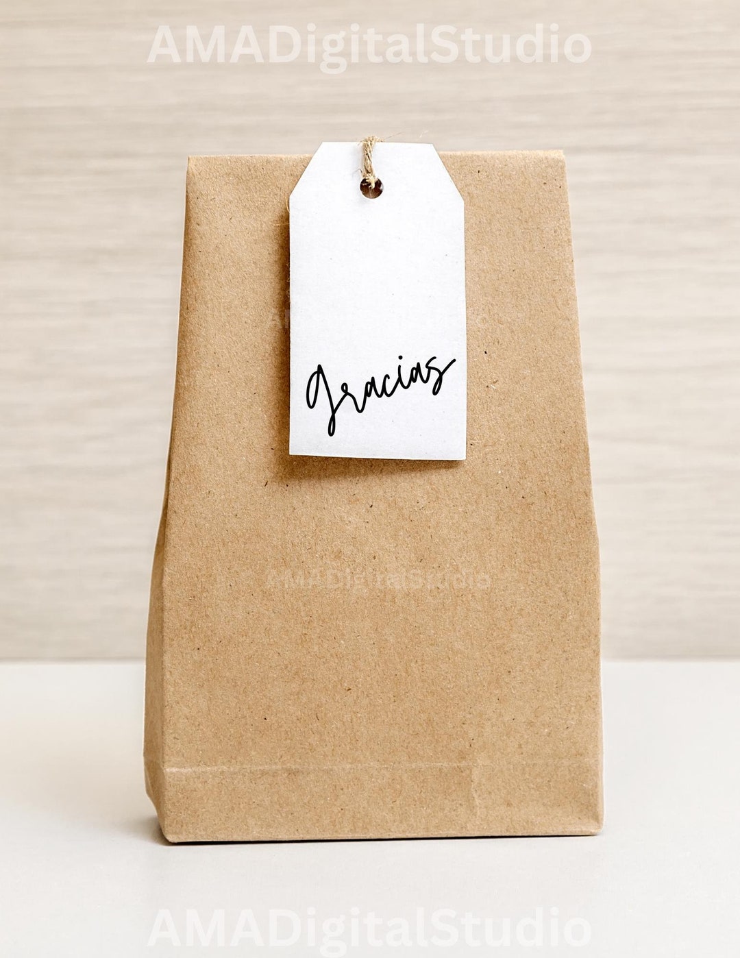 Gracias Gift Tags || Thank You Gift Tags || Ready to Print || Printable ...