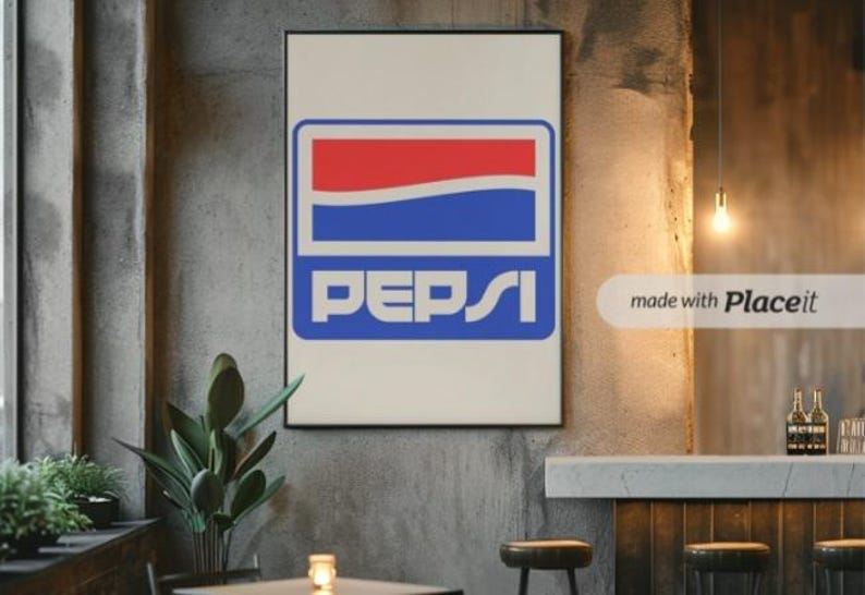 Retro Pepsi Matte Posters for Home Decor, Vintage Wall Art, Nostalgic ...