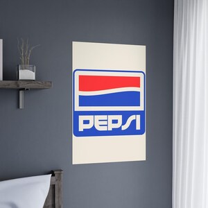 Retro Pepsi Matte Posters for Home Decor, Vintage Wall Art, Nostalgic ...