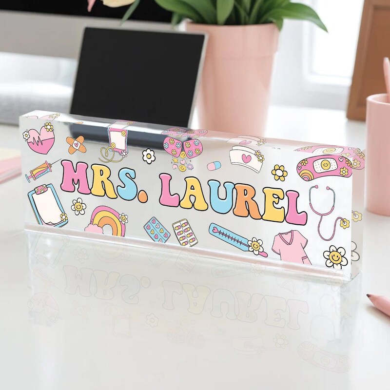 Desk Name Plate - Etsy