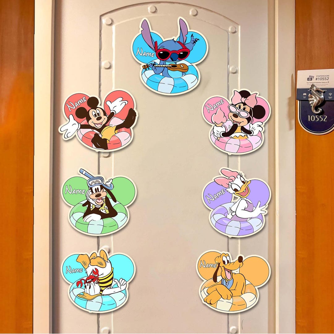 Personalized Disney Summer Cruise Magnets, Disney Vacation Magnets ...