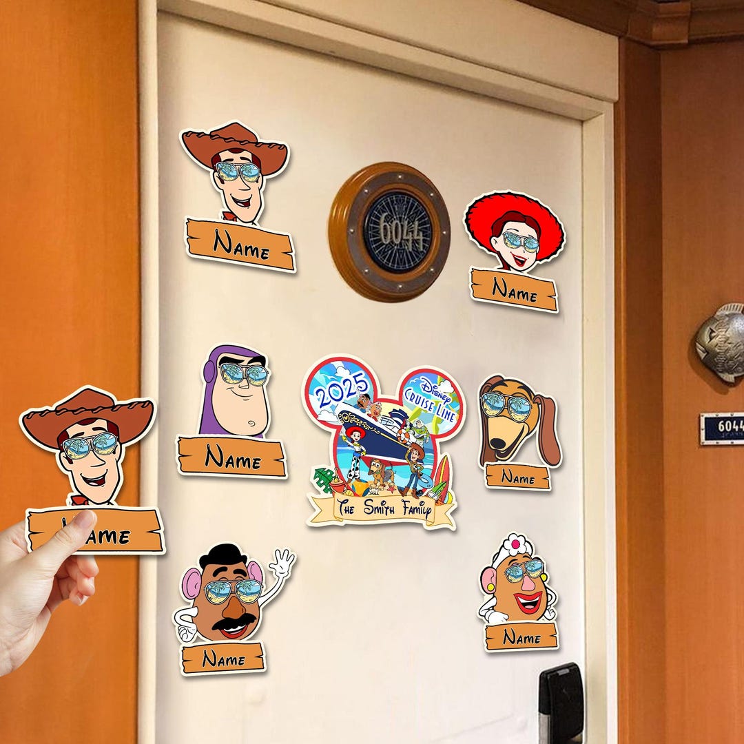 Personalized Toy Story Magnet, Disney Summer Magnets, Toy Story Magnets ...