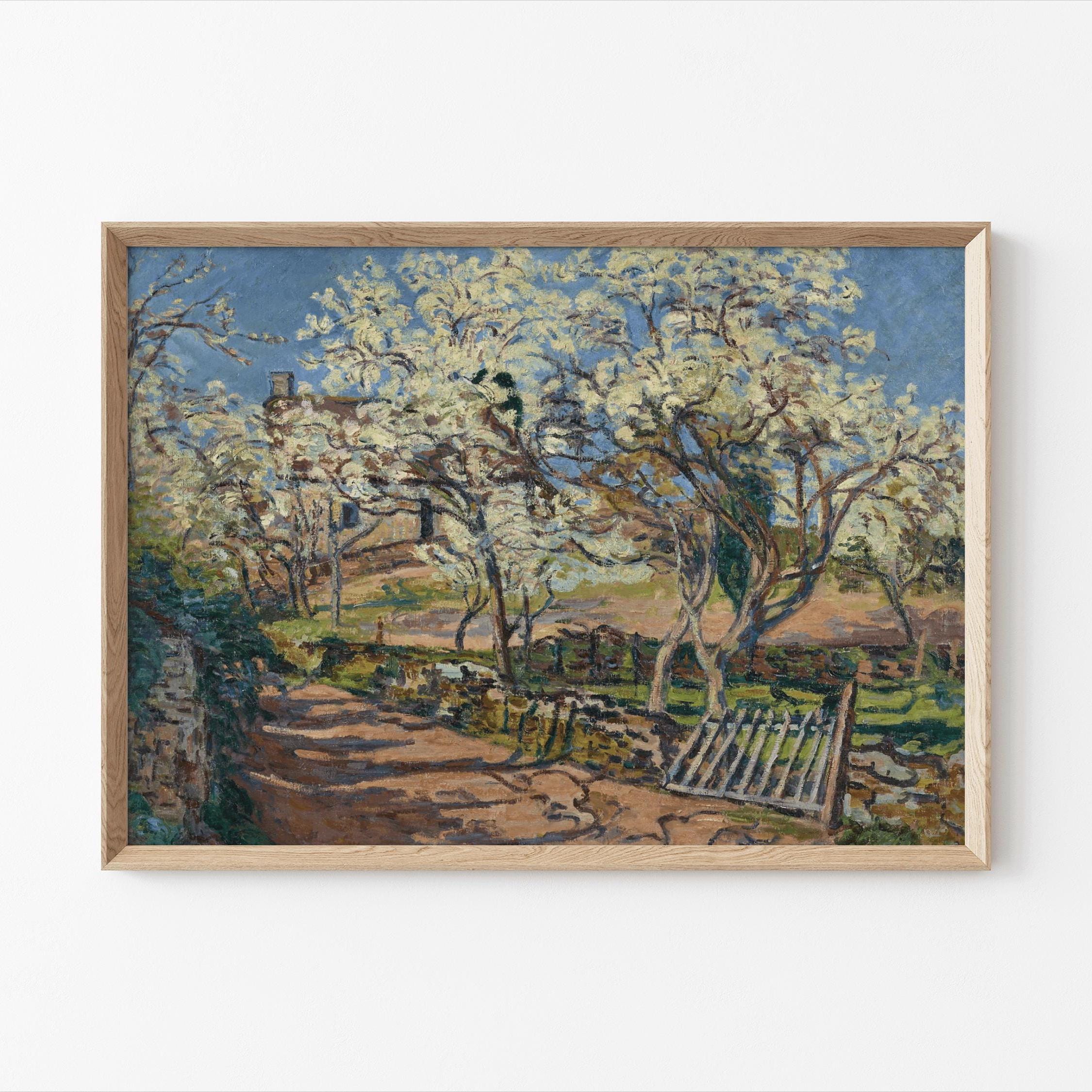Spring-wallart Gallery | Set of 30+ | Artful-spring-landscape ...