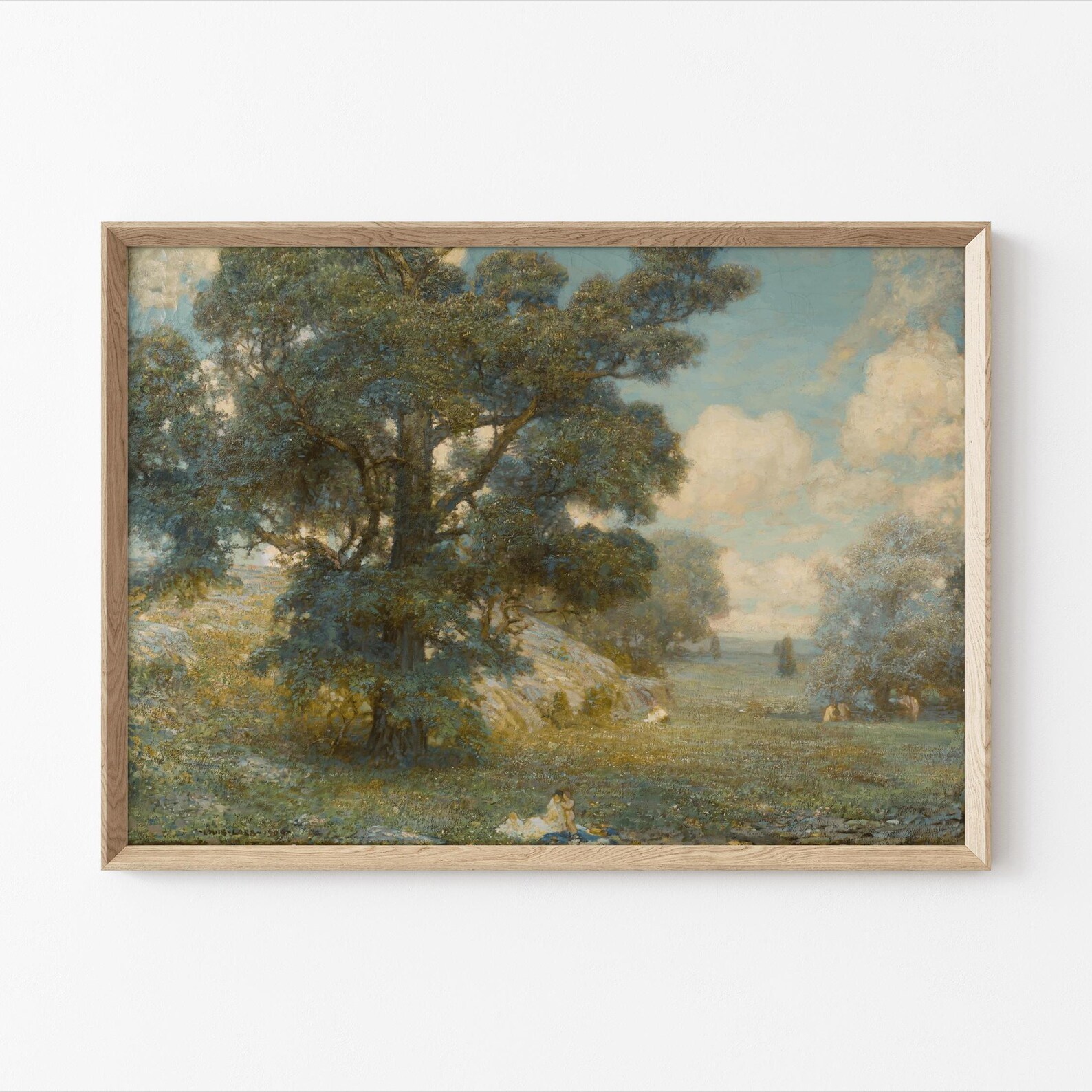 Spring-wallart Gallery | Set of 30+ | Artful-spring-landscape ...