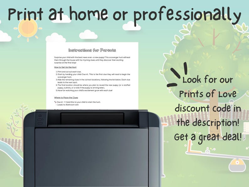 Puppy Scavenger Hunt Printable Kids Game for Children New Puppy ...