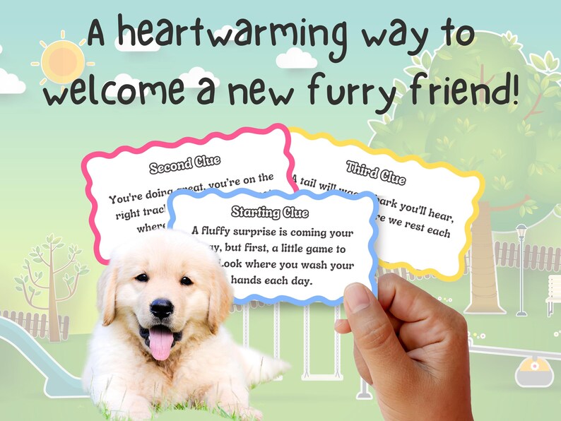 Puppy Scavenger Hunt Printable Kids Game for Children New Puppy ...