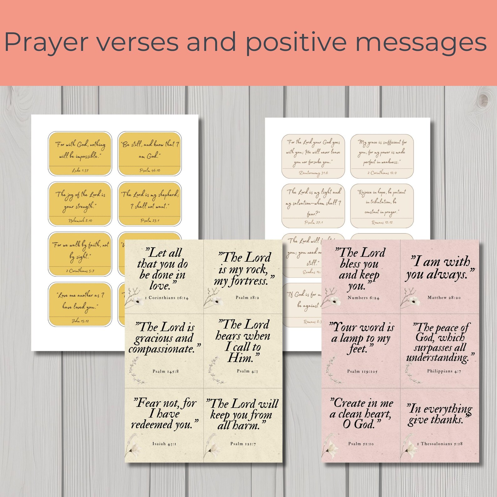 Customizable Prayer Board Kit Christian Personal Prayer Board Starter ...