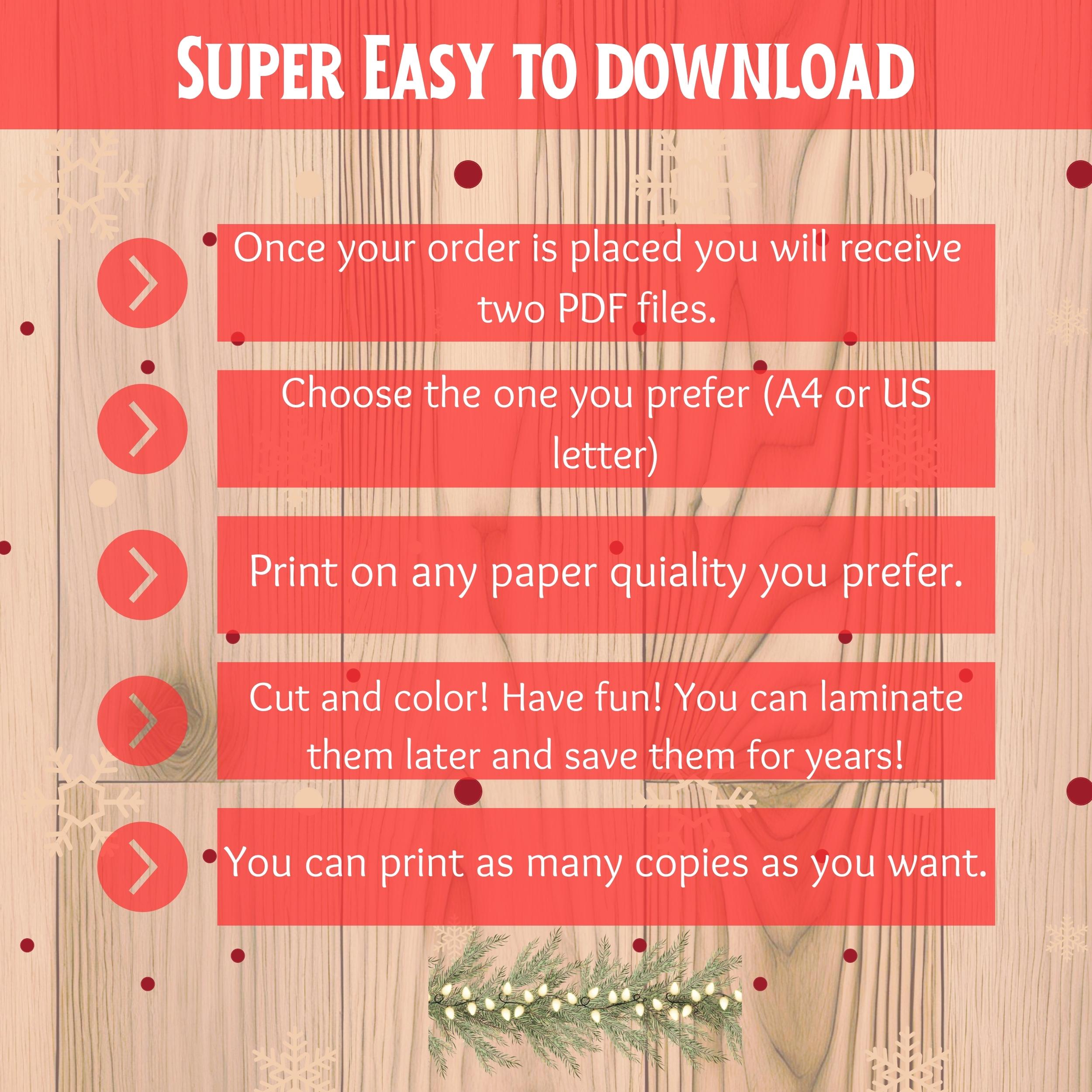 Printable Christmas Coloring Bookmarks for Kids Holiday Crafts for ...