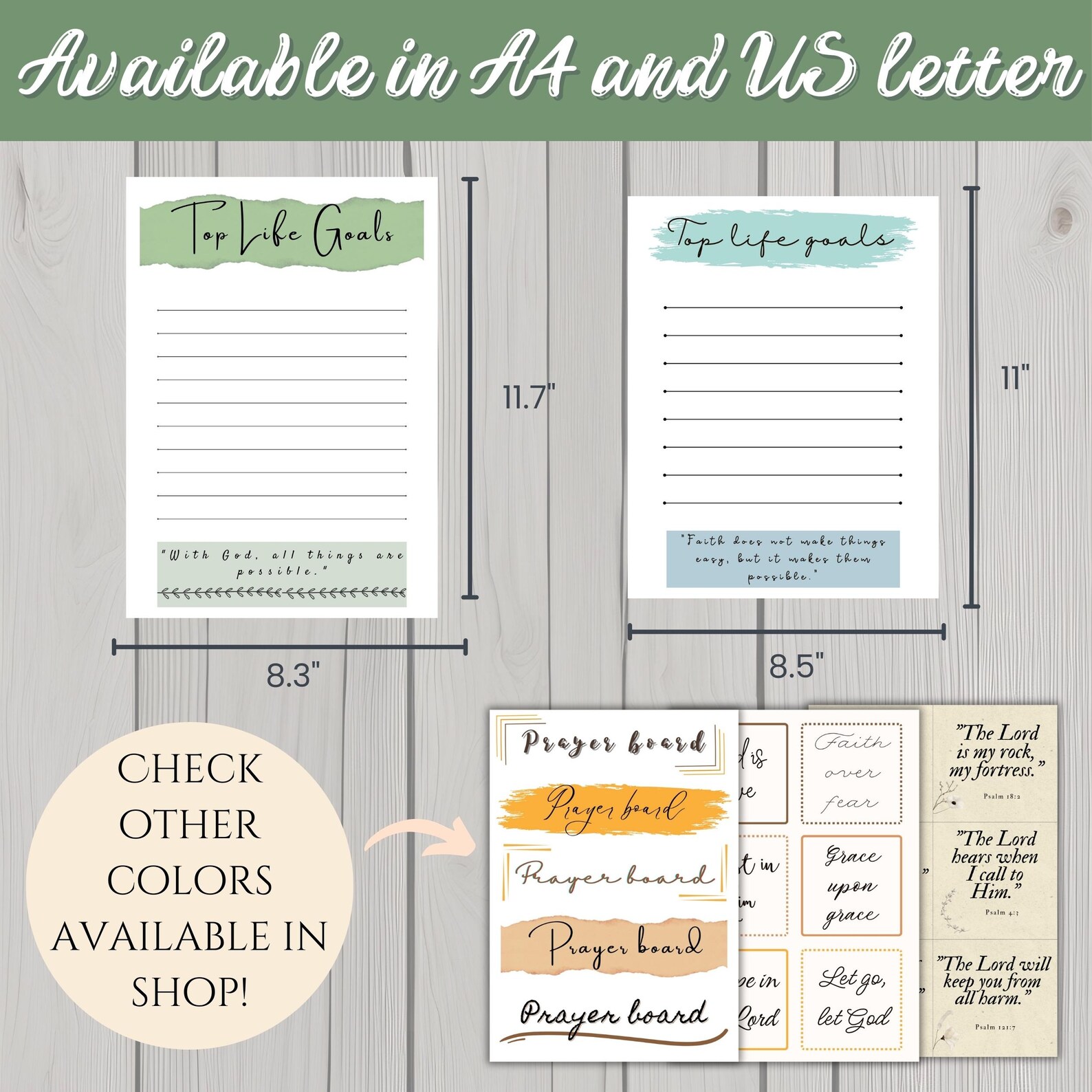 Customizable Prayer Board Kit Christian Personal Prayer Board Starter ...