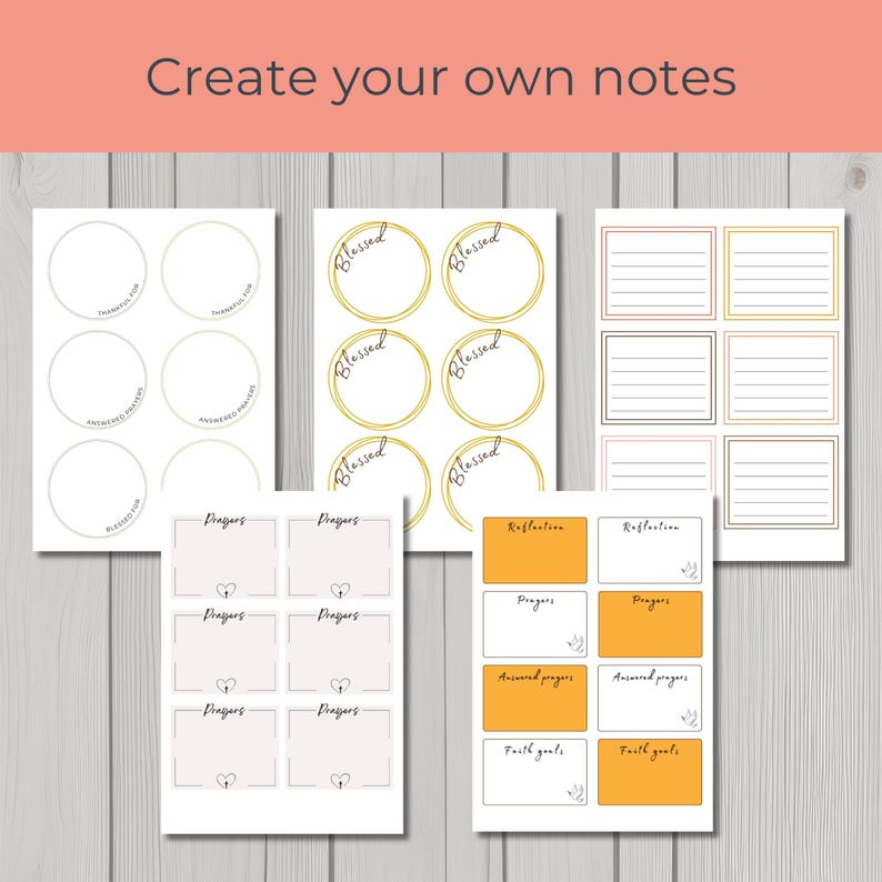 Customizable Prayer Board Kit Christian Personal Prayer Board Starter ...
