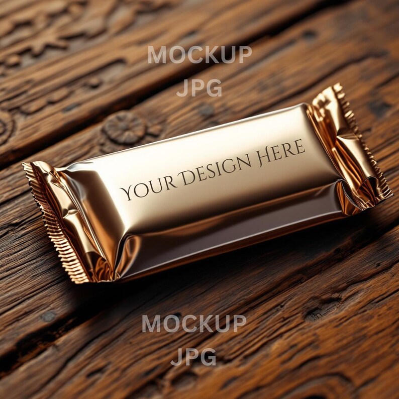 Chocolate Wrapper Mockup, Candy Bar, Hershey Bar, Chocolate Label ...