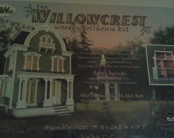 Greenleaf Willowcrest Dollhouse Kit Factory Sealed Free Shipping - Etsy