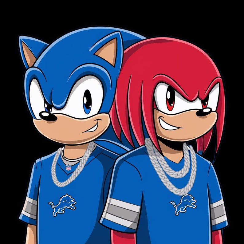 Detroit Lions Hedgehog PNG Digital Download - Cute and Blinged-out Animal Design for Sports Fans ...