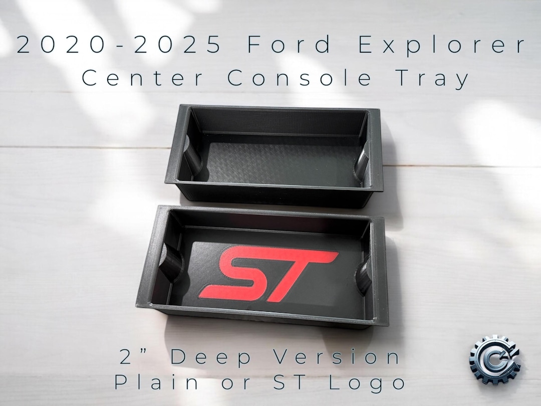 Ford Explorer Deep Center Console Tray, 2" Depth More Cubic Storage ...