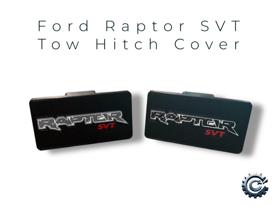 Ford Raptor SVT Trailer Hitch Cover/plug - F150 or Bronco Raptor Tow ...