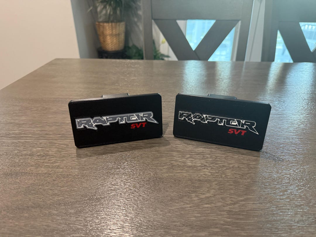 Ford Raptor SVT Trailer Hitch Cover/plug - F150 or Bronco Raptor Tow ...