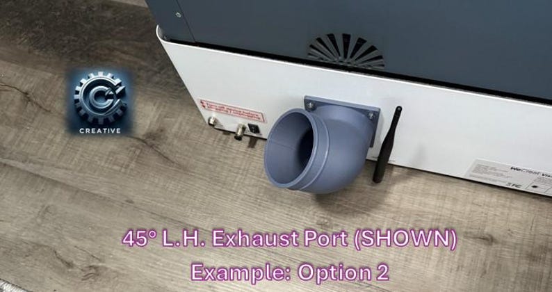 Wecreat Vision & Vista 90deg. Exhaust Port Stock and 4" Outlet - Etsy