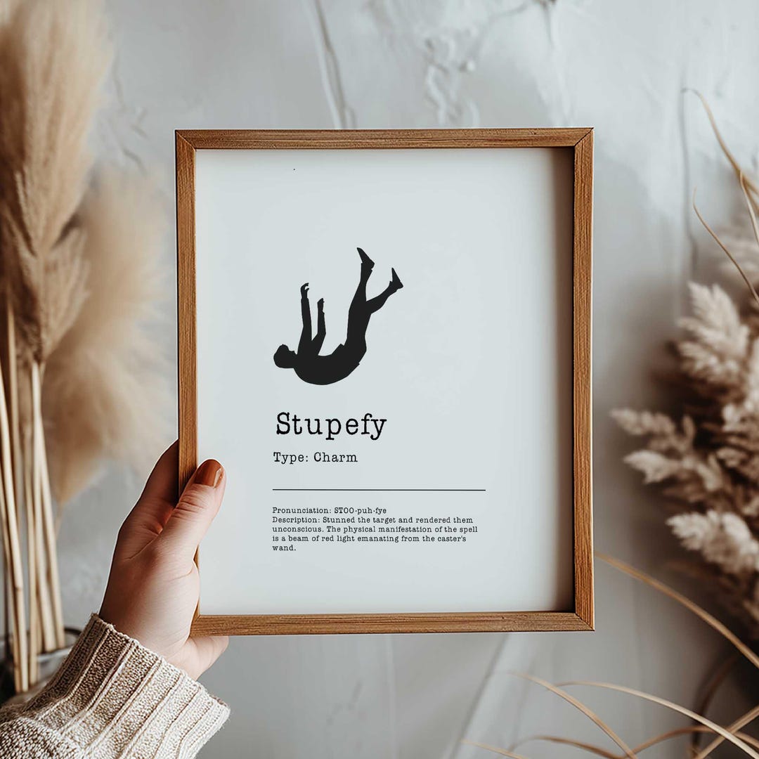 Magic Spell Printable Wall Art - the Stunning Spell - Witch and Wizard ...
