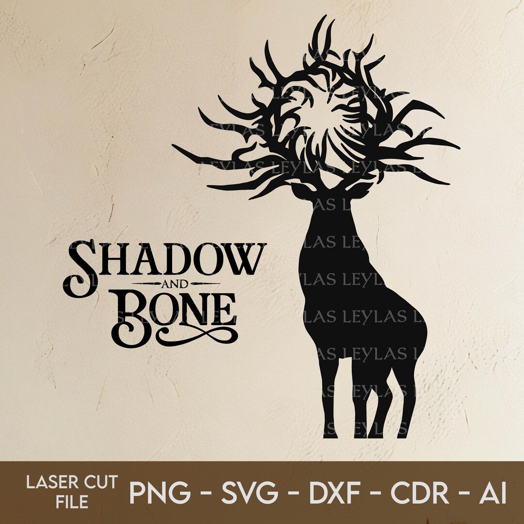 Shadow and Bone Logo - Morozova's Stag - Laser Cut File - Digital ...