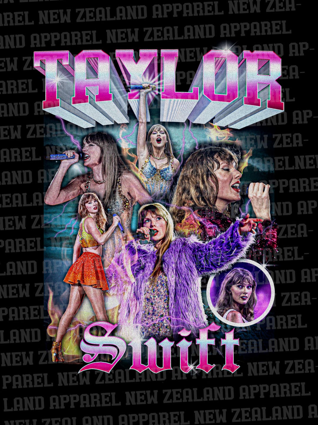 Retro 90's Taylor Swift Bootleg Art PNG, Perfect for Swiftie Fans ...