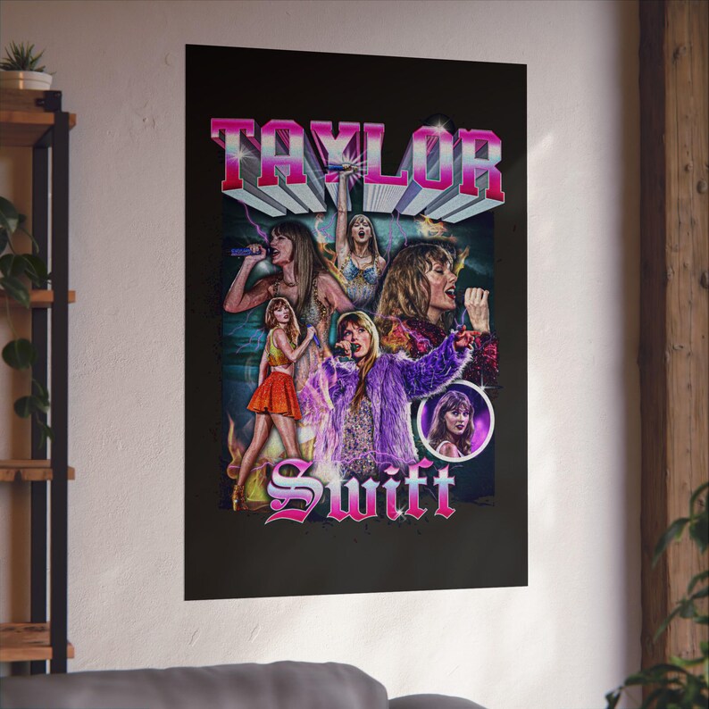Retro 90's Taylor Swift Bootleg Art PNG, Perfect for Swiftie Fans ...