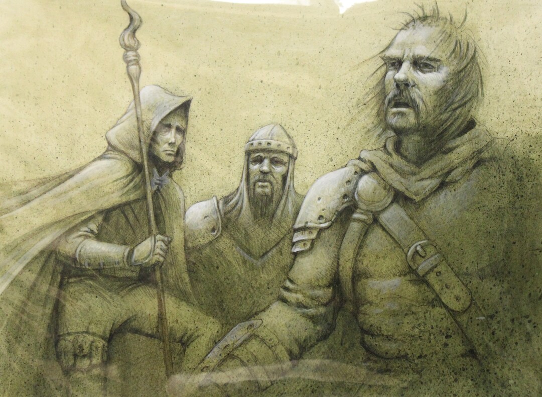 Original Fantasy Character Art: Three Adventurers - Etsy